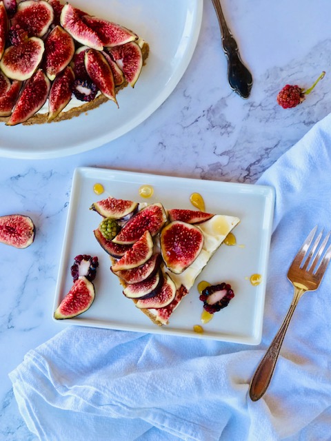 Honeyed Fig & Yogurt Tart | a treat life